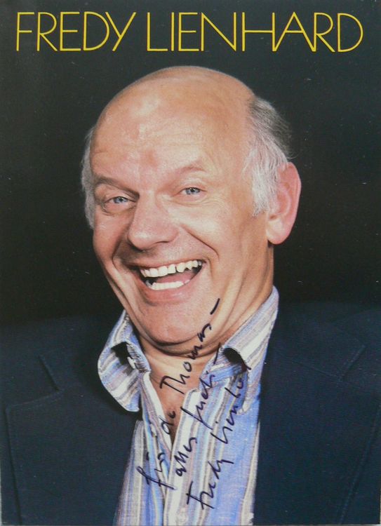 Fredy Lienhard (1927-2012) Kabarettist - sign. Foto | Kaufen auf Ricardo