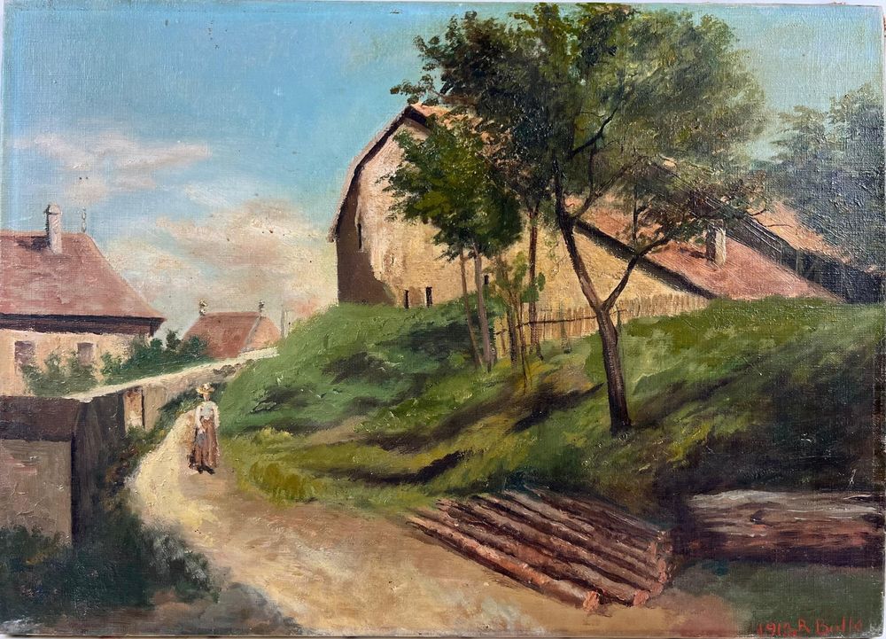 Antike Landschaft Gemälde Signiert. (Gebraucht) in Neuhausen am Rheinfall für CHF 10 – mit ...