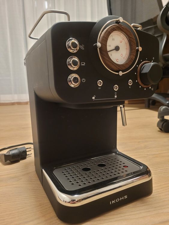 IKOHS (CREATE) Thera Retro Siebträgerkaffeemaschine (Gebraucht) in für ...