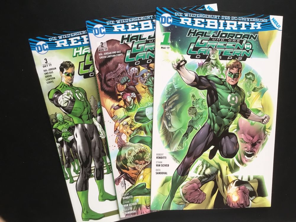 DC Rebirth: Hal Jordan und das Green Lantern Corps Heft 1-3 (Gebraucht ...
