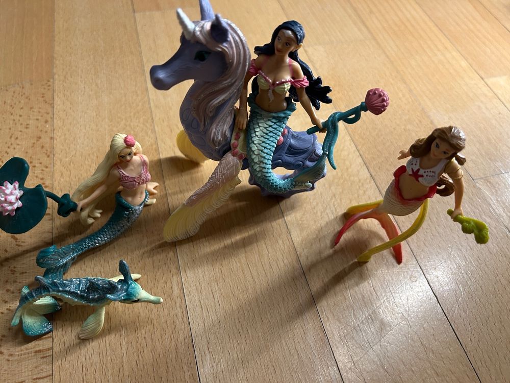 Schleich Bayala 3 Meerjungfrauen mit Seepferdchen (Gebraucht) in Stäfa für CHF 7 – mit Lieferung ...