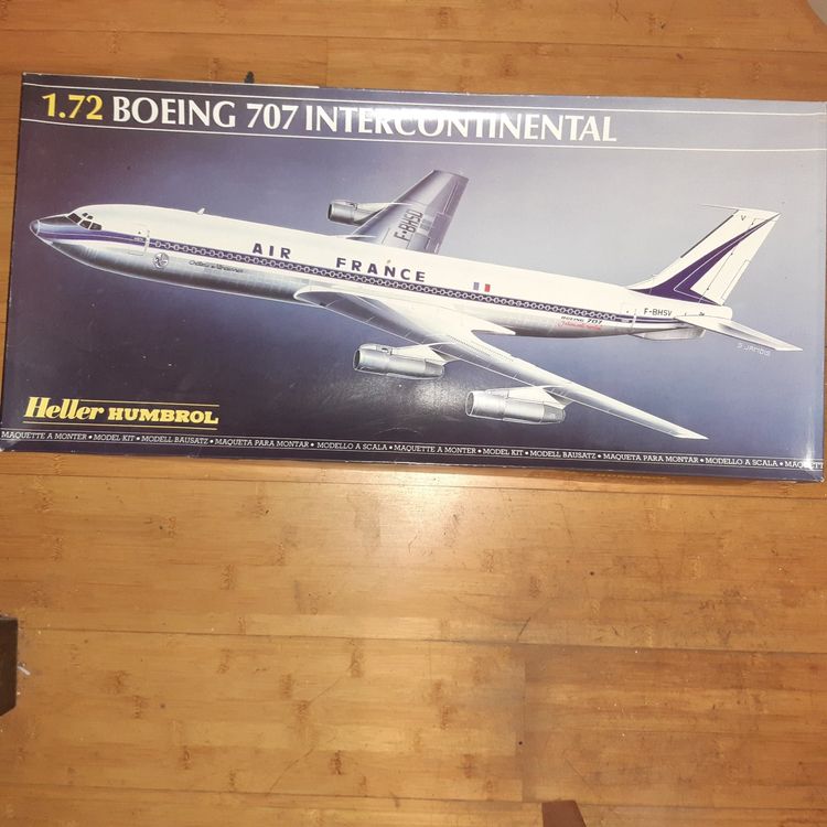 Boeing 707 Intercontentinal1:72 HELLER (Neu (gemäss Beschreibung)) in ...