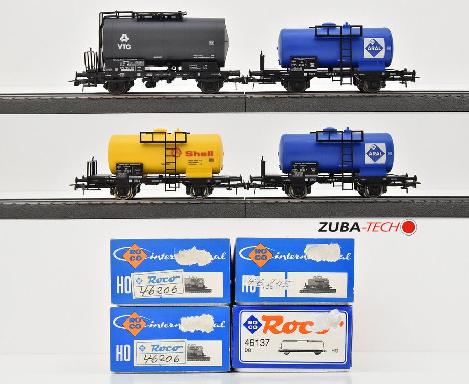 Roco 4x Kesselwagen der SBB H0 GS mit OVP | Kaufen auf Ricardo