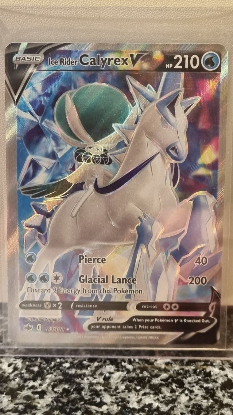 Pokémon – Ice Rider Calyrex V 🇺🇸 - 163 - Chilling Reign (Gebraucht) in ...
