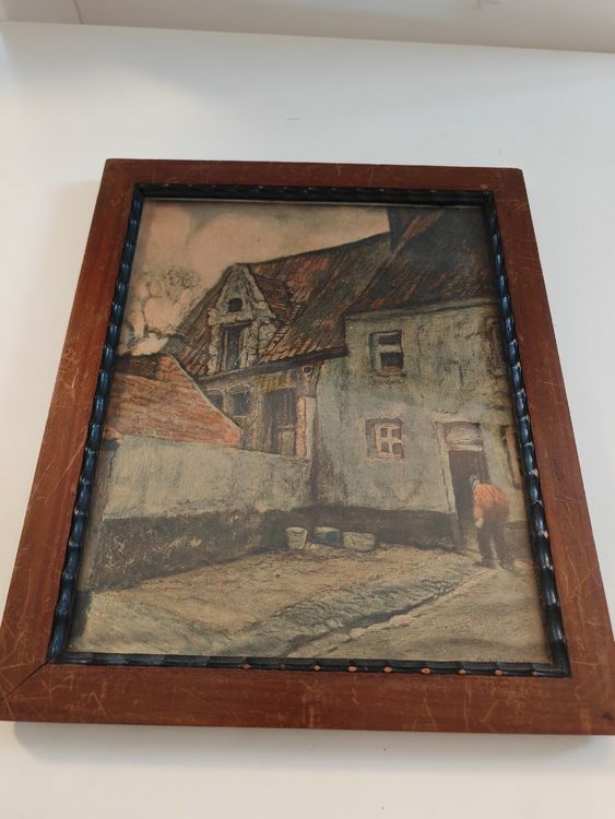 Aquarelle de L. Rabberecht ancien cadre bois (Gebraucht) in Orbe für CHF 15 – mit Lieferung auf ...