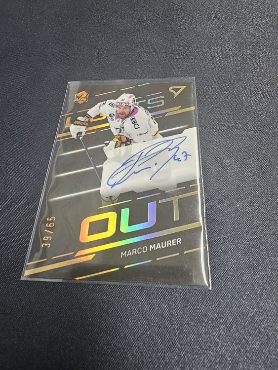 Marco Maurer Autogramm Karte 39/65 OUT 🔥🔥🔥 (Neu (gemäss Beschreibung ...