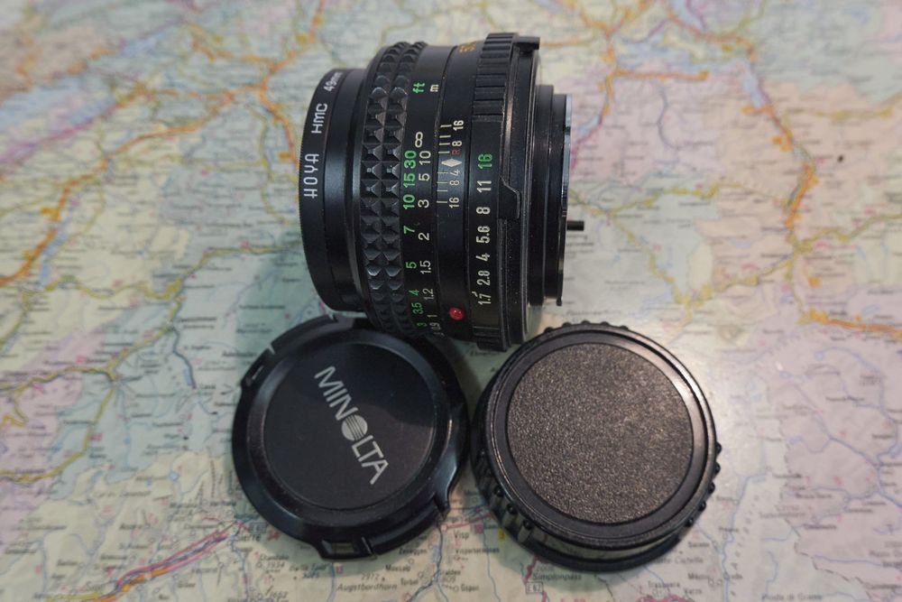 Minolta MD Rokkor 50mm f1.7 Style MD III (Gebraucht) in Ipsach für CHF 35 – mit Lieferung auf ...