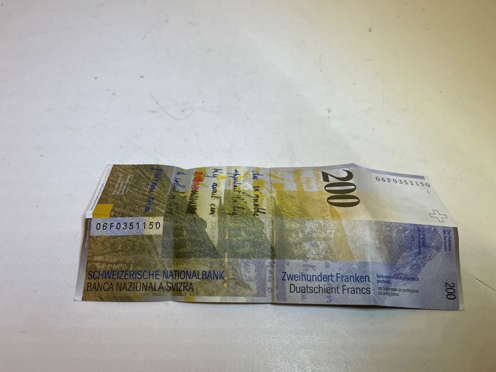 Alte 200 Franken Banknote | Kaufen auf Ricardo