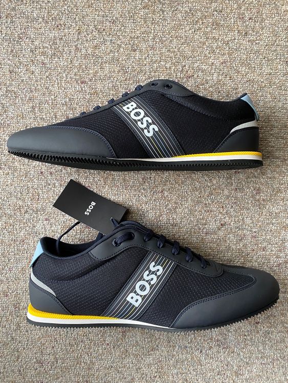 Neuer Boss Sneaker Rusham, Hugo Boss, Gr. 45 dunkelblau (Neu und ...