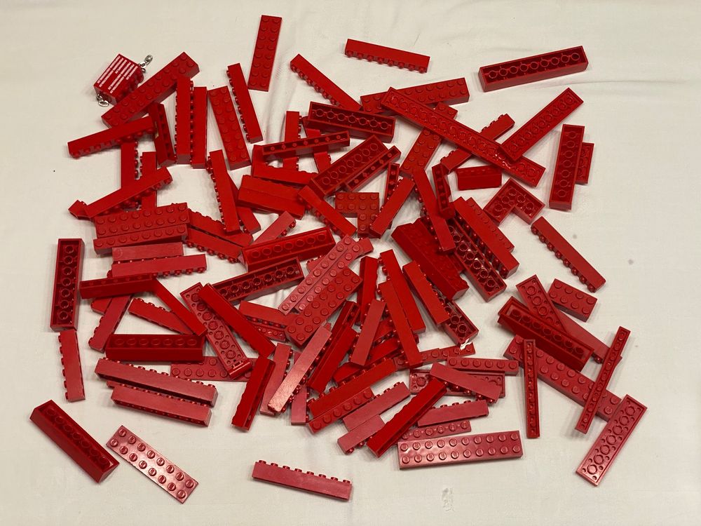 diverse ROTE längliche LEGO Steine en bloc (Gebraucht) in Kloten für ...