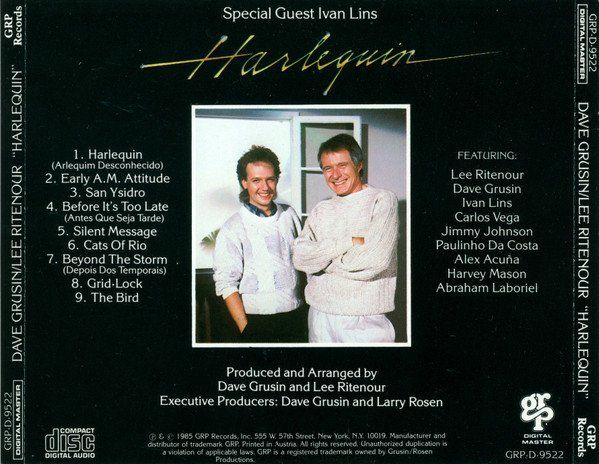 CD Dave Grusin / Lee Ritenour - Harlequin (1985) (Gebraucht) in Möriken ...