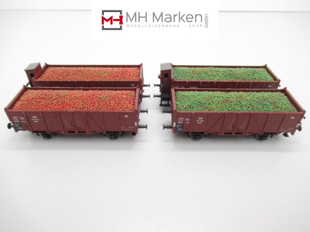 Roco 2 x 44152 DB Hochbordwagen mit Ladung, DC H0 | Kaufen auf Ricardo