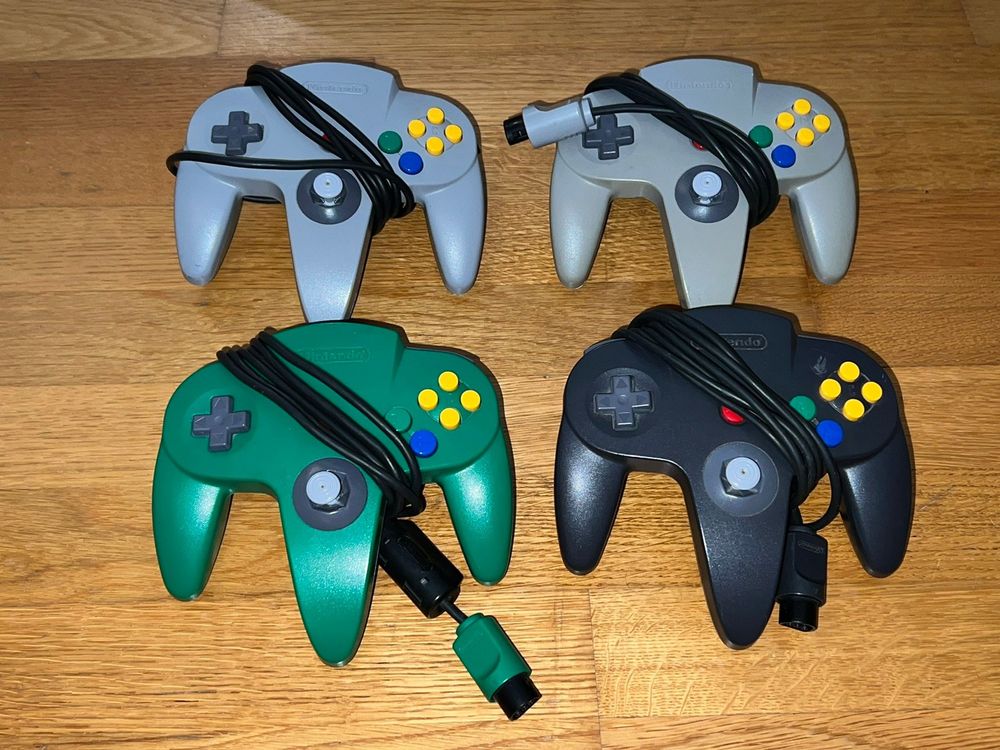 4 x Nintendo 64 (N64) Controller (Original) (Gebraucht) in Zürich für ...