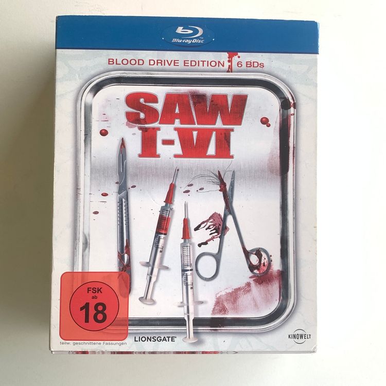 SAW I-VI Blood Drive Edition (6 blu-ray) DE-EN (Gebraucht) in Yverdon ...