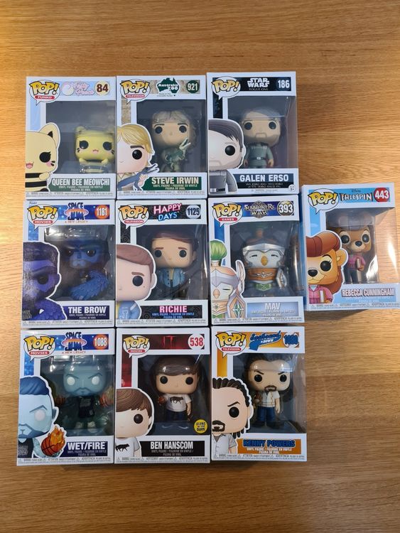 Sammlung 10 FUNKO POP Figuren inkl. Raritäten NEU/UNGEÖFFNET (Neu und ...