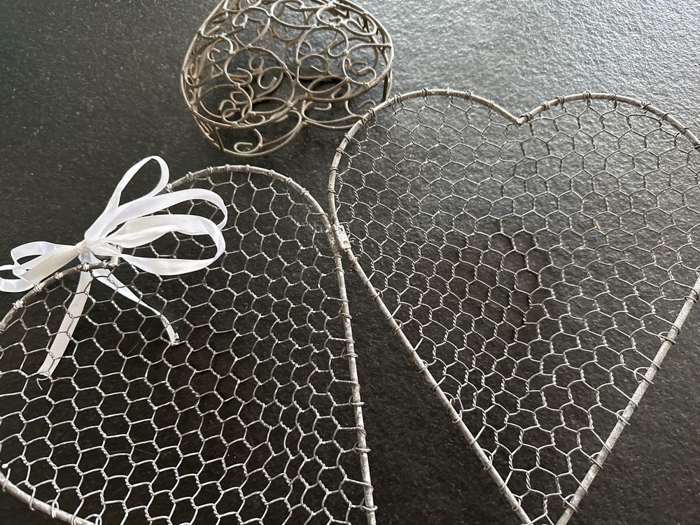 2 Deko Herzen zum Füllen | Kaufen auf Ricardo