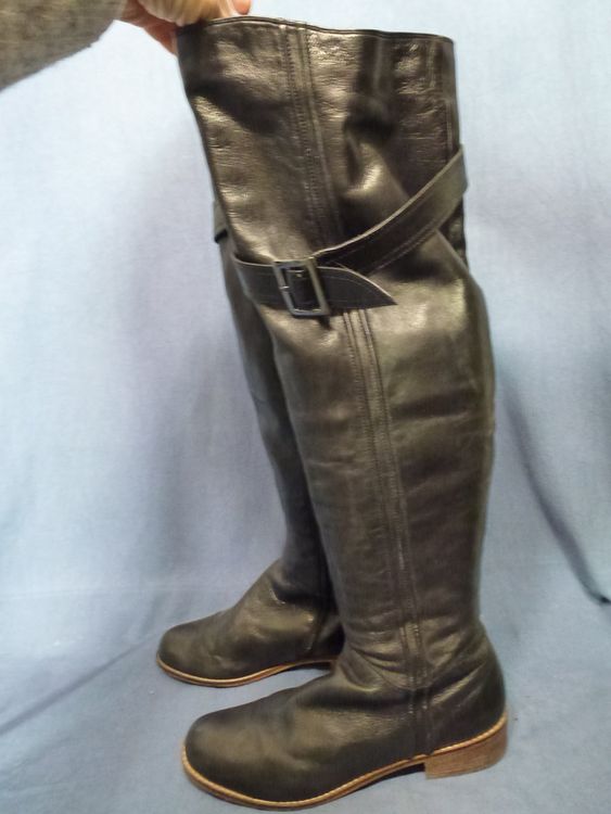 OVERKNEE STIEFEL SPM GR 40 HANDSCHUH WEICHES ECHTLEDER WIE N (Gebraucht) in Kreuzlingen für CHF ...