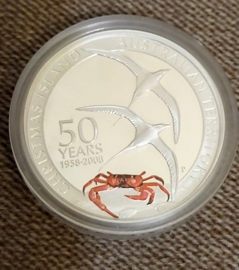 Australie 1 dollar 2008 du territoire australien du 50ans (Neu und ...