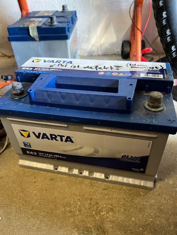 Varta E43 Batterie (Gebraucht) in Embrach für CHF 1 – nur Abholung auf ...