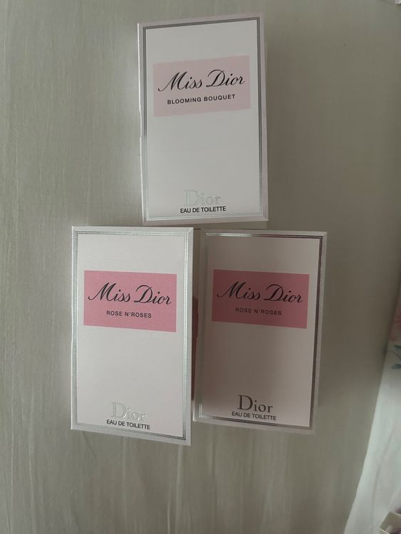 MISS DIOR blooming bouquet, rose n roses perfume Samples 3x | Kaufen ...