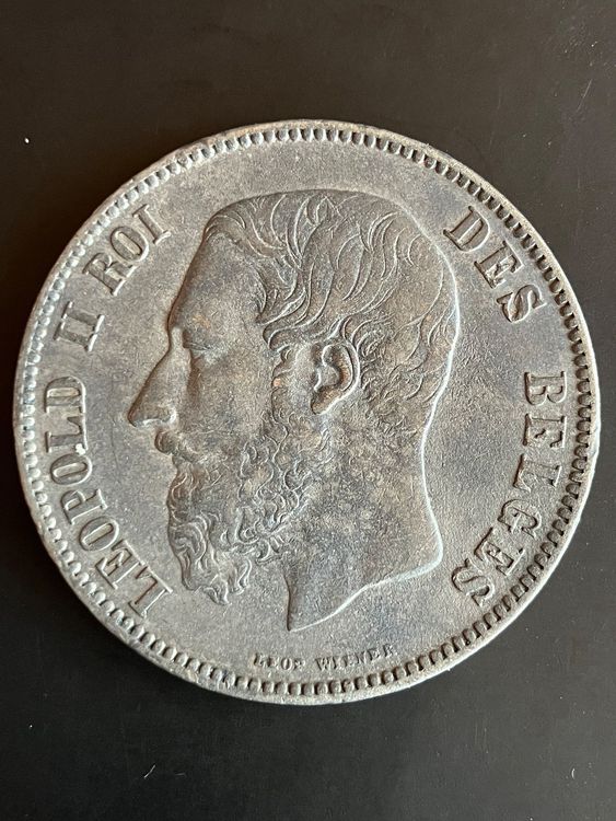 5 Franc Leopold II 1870 (Gebraucht) in untervaz für CHF 25 – mit Lieferung auf Ricardo kaufen