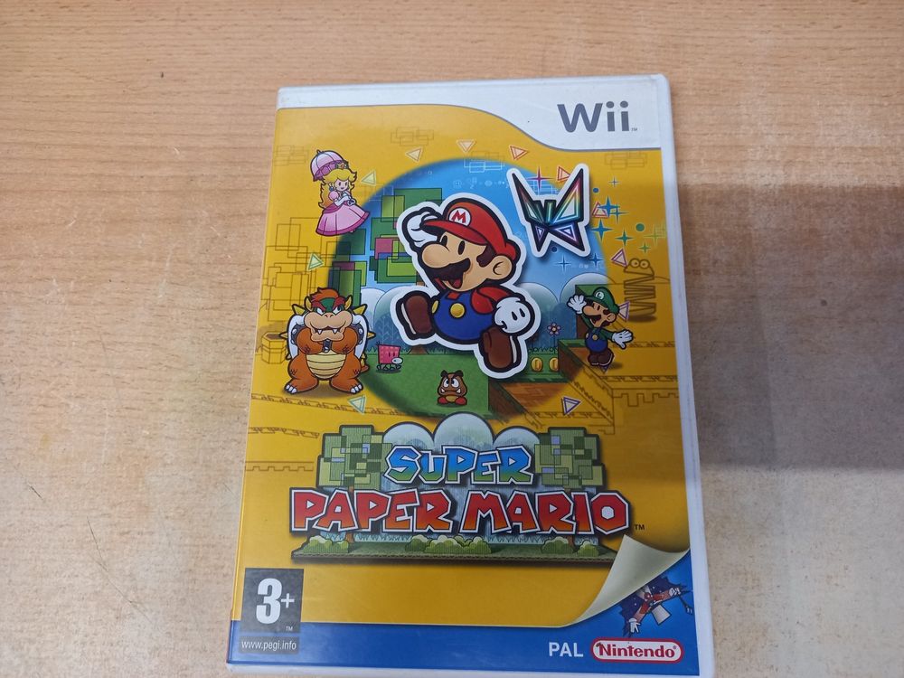 Nintendo Wii SUPER PAPER MARIO (Gebraucht) in Prez-vers-Siviriez für ...