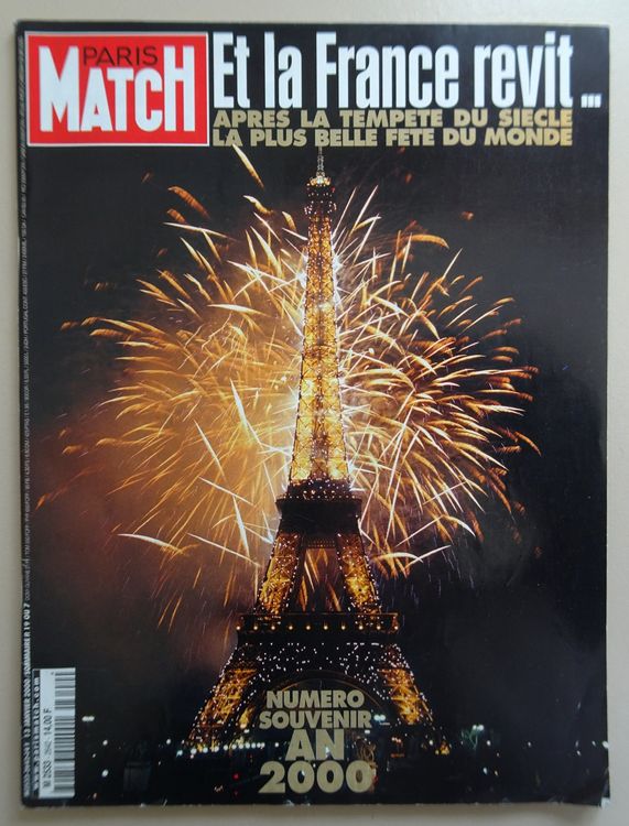 Magazin, Paris Match, Et la France revit..., 2000 (D'occasion) à Lausanne pour CHF 25 – avec ...