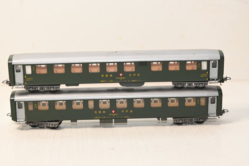 SBB 2 Kl Lima HO/DC ohne OVP , 1 Puffer fehlt (Gebraucht) in Laupen ZH ...