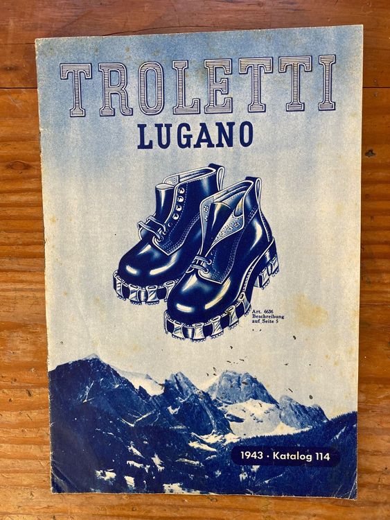 Prospekt von TROLETTI-Schuhen Lugano, 1943 | Kaufen auf Ricardo