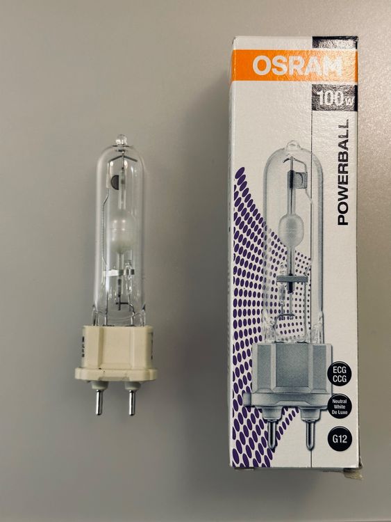 Halogen Metalldampflampe Osram Powerball HCI-T 100W G12 | Kaufen auf Ricardo