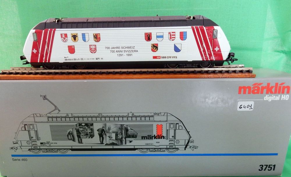 HO - Märklin - CFF/SBB Loc - El. Re 460 "700 ème CH" (Ovp) (Gebraucht ...