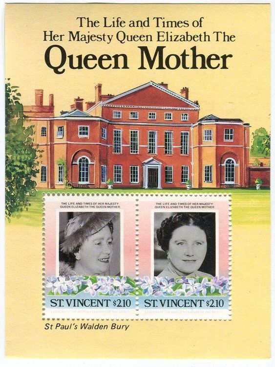 Block "Queen Mum". St. Vincent (Neu und originalverpackt) in Basel für ...