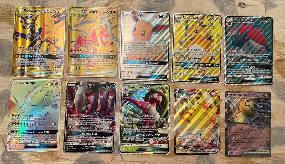 Pokemon Lot cartes JUMBO soleil et lune épée bouclier | Kaufen auf Ricardo