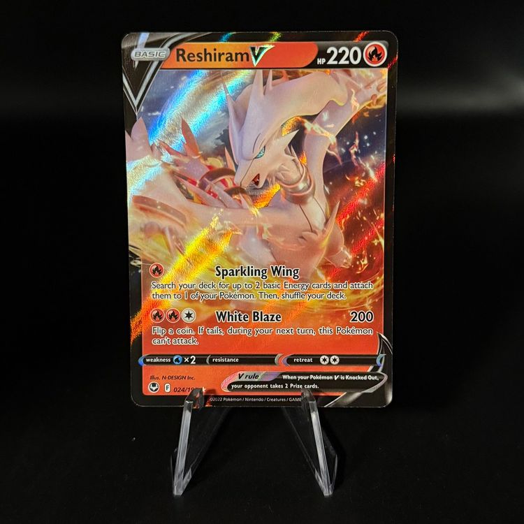 Reshiram V #24 Pokemon Silver Tempest (Gebraucht) in Feuerthalen für ...