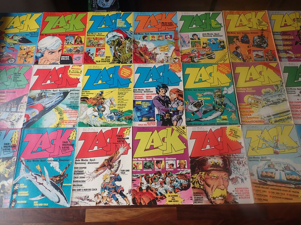 33 alte ZACK Comic Hefte Jahrgang 1973 | Kaufen auf Ricardo