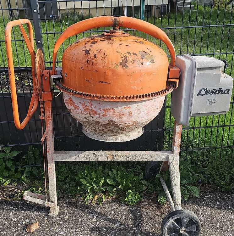 Robuster Betonmischer Lescha für Heimwerker (Gebraucht) in Günsberg für ...