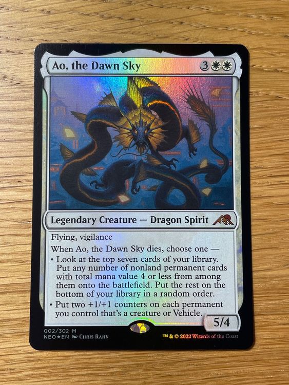 Ao, the Dawn Sky FOIL Mythic Rare Kamigawa Boosterfrisch (Neu (gemäss ...
