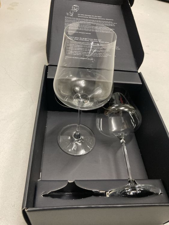 2 Edle Rotwein Weingläser GABRIEL GLAS (Neu und originalverpackt) in ...