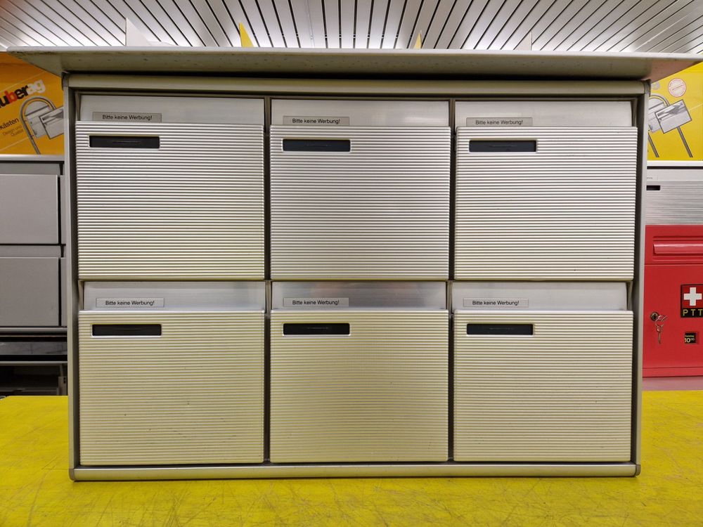 6-er Briefkasten (Schweizer AG) (Gebraucht) in Gerlafingen für CHF 1200 – nur Abholung auf ...