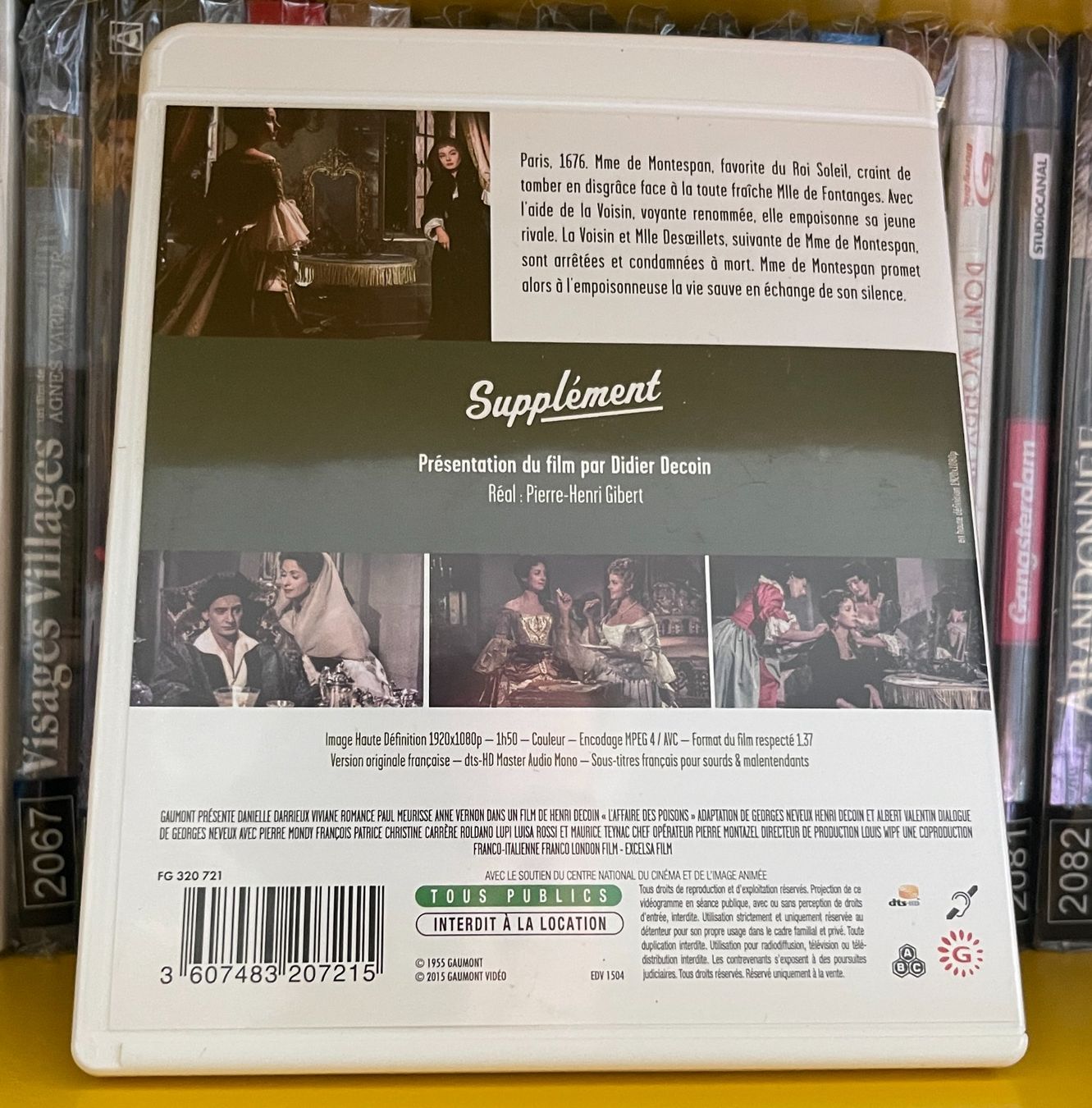 L'Affaire des poisons (1955) - Blu-ray (D'occasion) à Semsales pour CHF ...