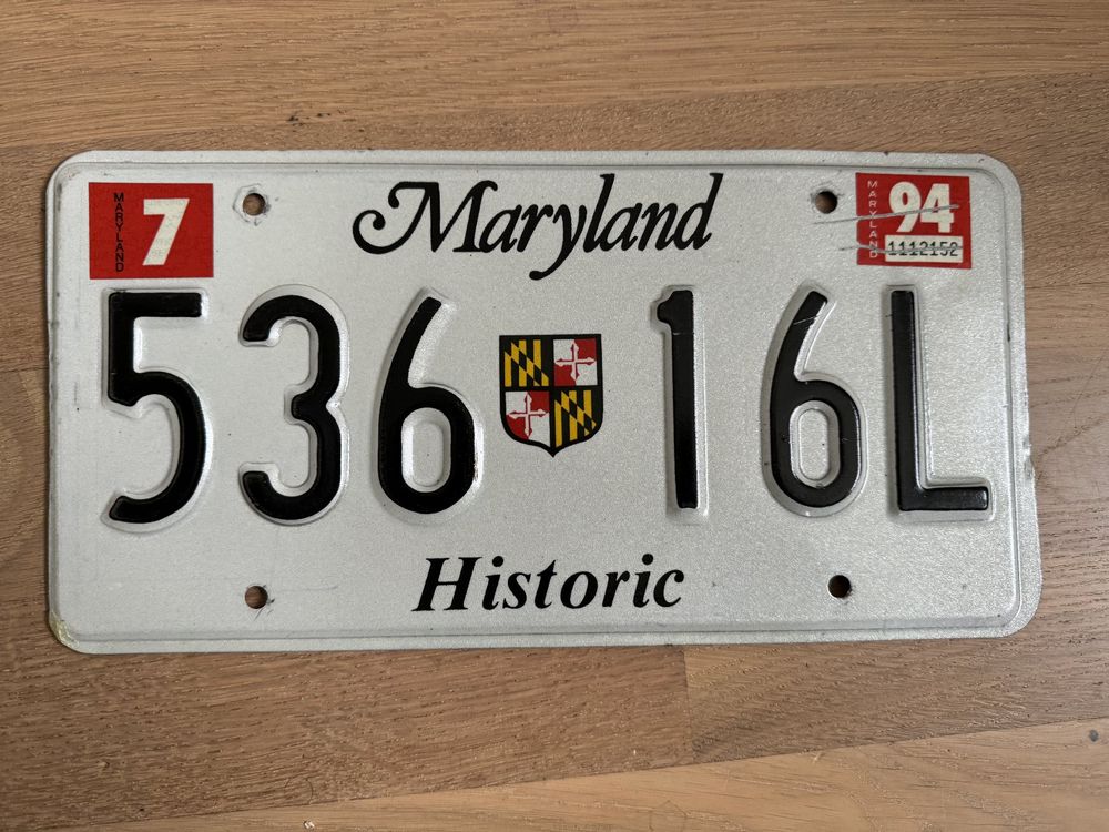 Autokennzeichen Nummerschild Maryland USA | Kaufen auf Ricardo