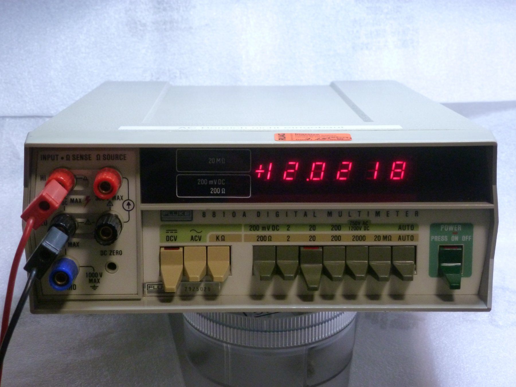 Fluke 8810A Digital Multimeter (ohne AC Messbereich) (Gebraucht) in ...