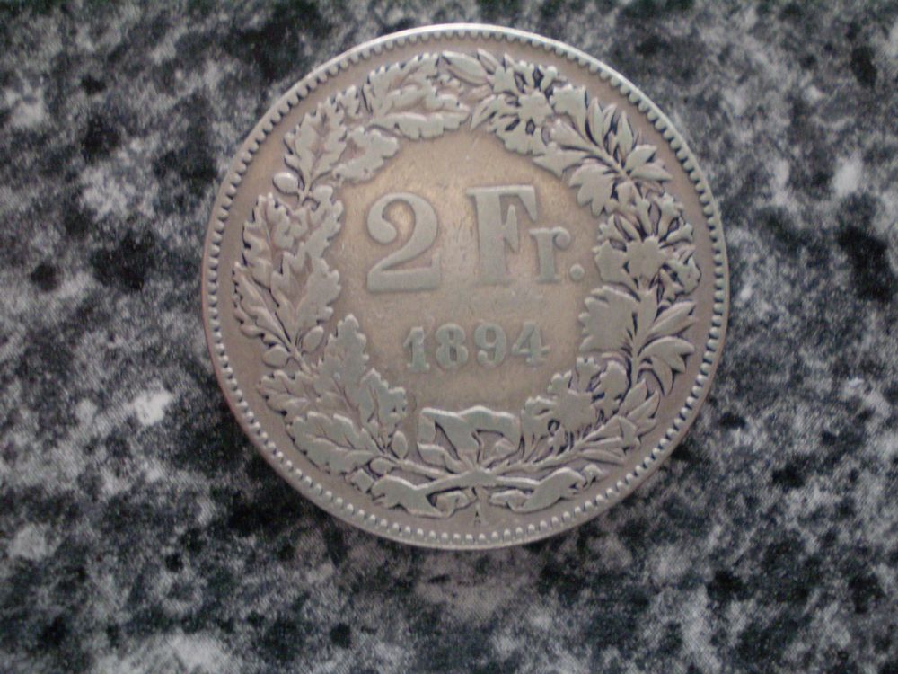2 Fr.1894 !!! Rar !!! ab 1.- !!! (Gebraucht) in Dierikon für CHF 5 – mit Lieferung auf Ricardo ...