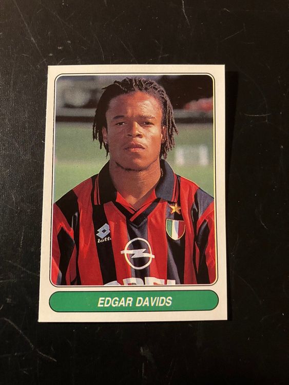 Panini European Football Stars 1997 Edgar Davids AC Milan (Neu (gemäss ...