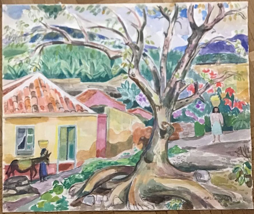 Maria UEBERSAX (1899-1989) Landschaft Aquarell (Gebraucht) in Root für CHF 25 – mit Lieferung ...