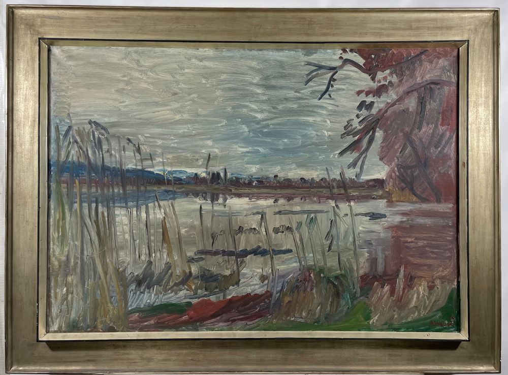 Adolf Weber (1925-1996) grosses Gemälde - Landschaft (Gebraucht) in Root für CHF 405 – mit ...