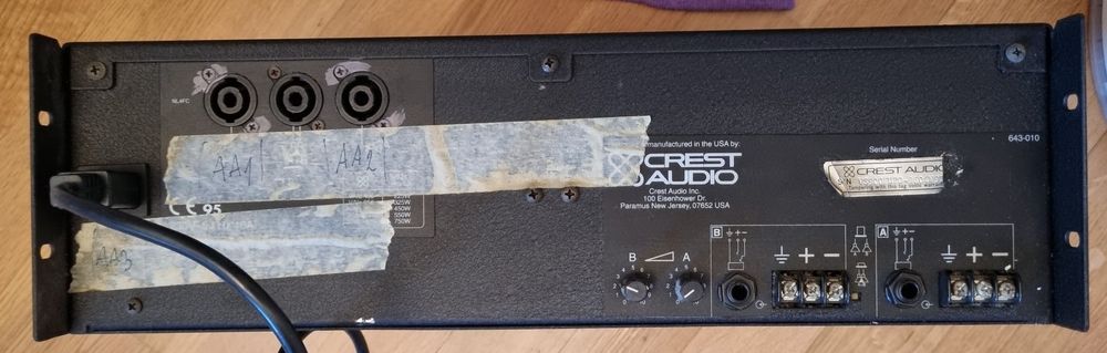 Crest AUDIO Vs900 Professional Power Amplifier (Gebraucht) in Genève ...