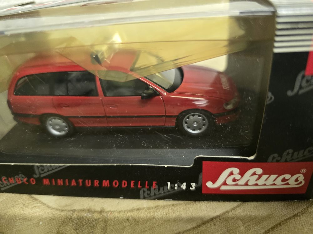 Schuco Opel Omega 2.3TD Caravan, rot, 1:43, Rarität! (Neu und ...