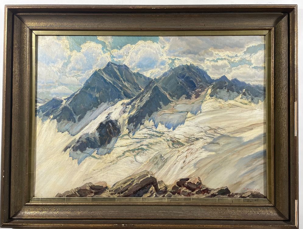 Alexander Scherban (1886-1964) grosses Gemälde (Gebraucht) in Root für ...