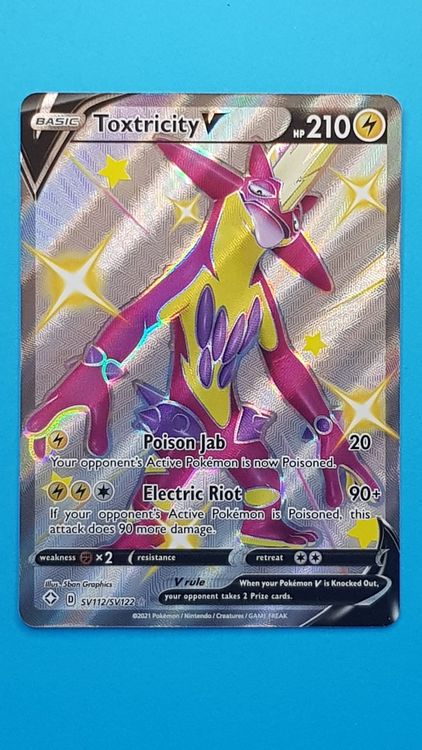 Toxtricity V – Shiny Rare – Shining Fates - EN (Gebraucht) in Lausanne ...